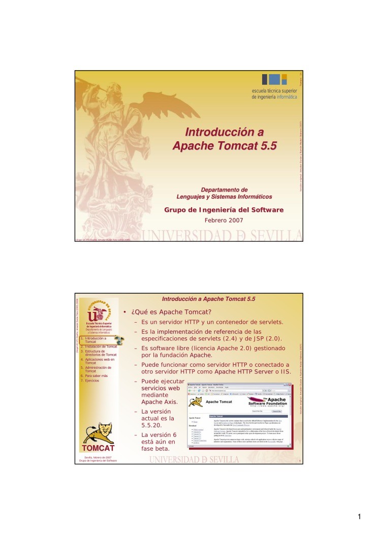 PDF de programación - Introducción a Apache Tomcat 5.5